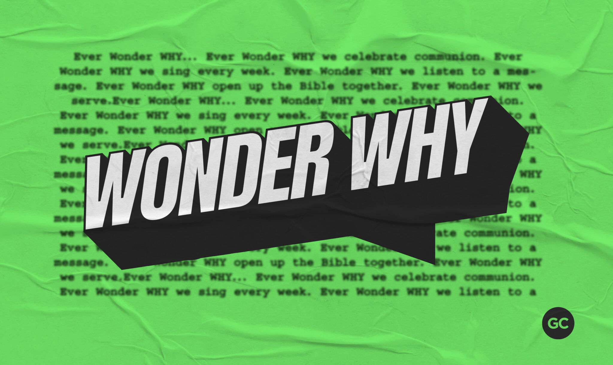 Wonder Why – Grace Church
